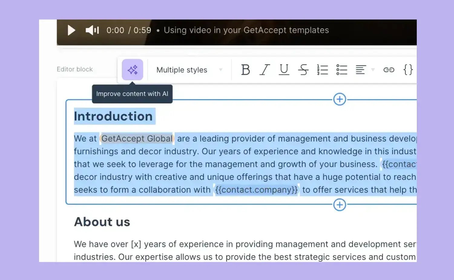 What's New at GetAccept
